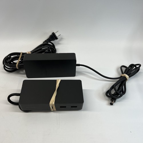 MICROSOFT MODEL 1661 SURFACE DOCKING STATION DOCK WITH MODEL 1749 POWER ...