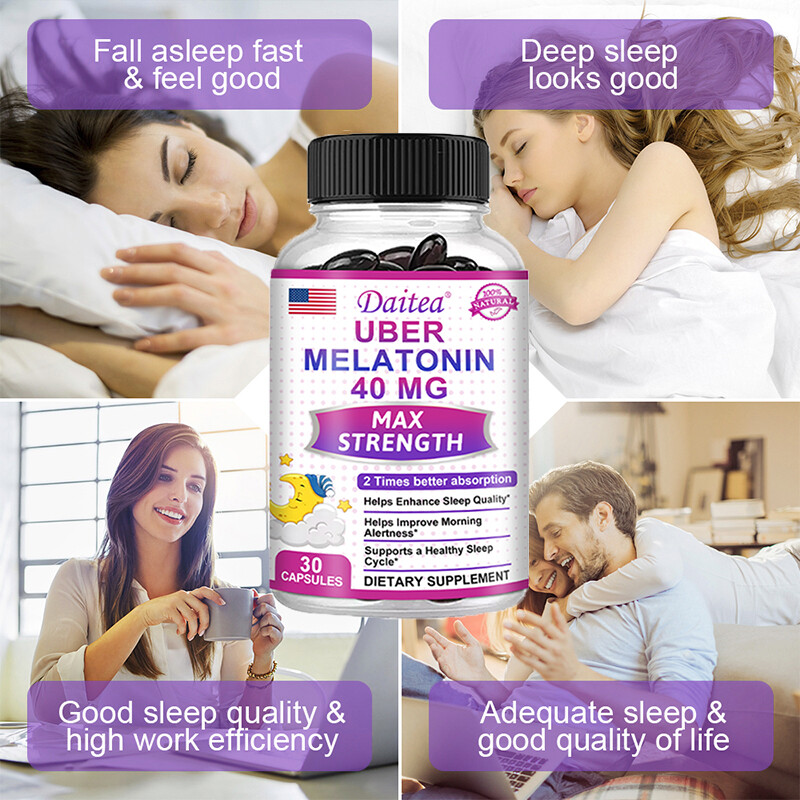 Natural Deep Sleep Supplement -Faster, Deeper, More Restful Sleep Aid 120Caps | eBay
