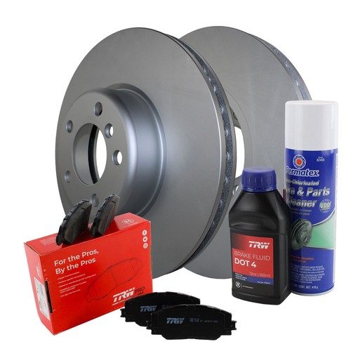 Front Brake Kit 340mm Rotors TRW Low-Met Pad Set For BMW F22 F23 F30 ...
