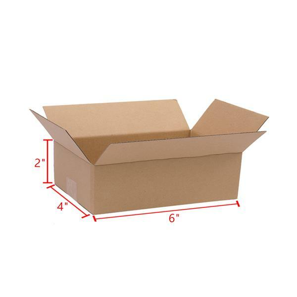 100 PCS 8x6x4" 6x4x2" Cardboard Boxes Mailing Moving Packing Shipping ...