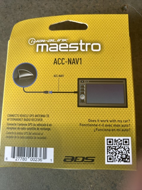 iDatalink Maestro Acc-nav1 Aftermarket GPS Antenna Adapter for Kenwood ...