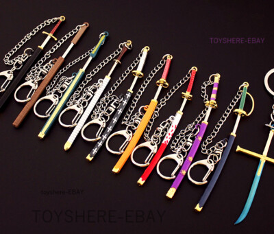 mini swords ONE PIECE ワンピース Katana Zoro keychain 9cm 1/12 | eBay