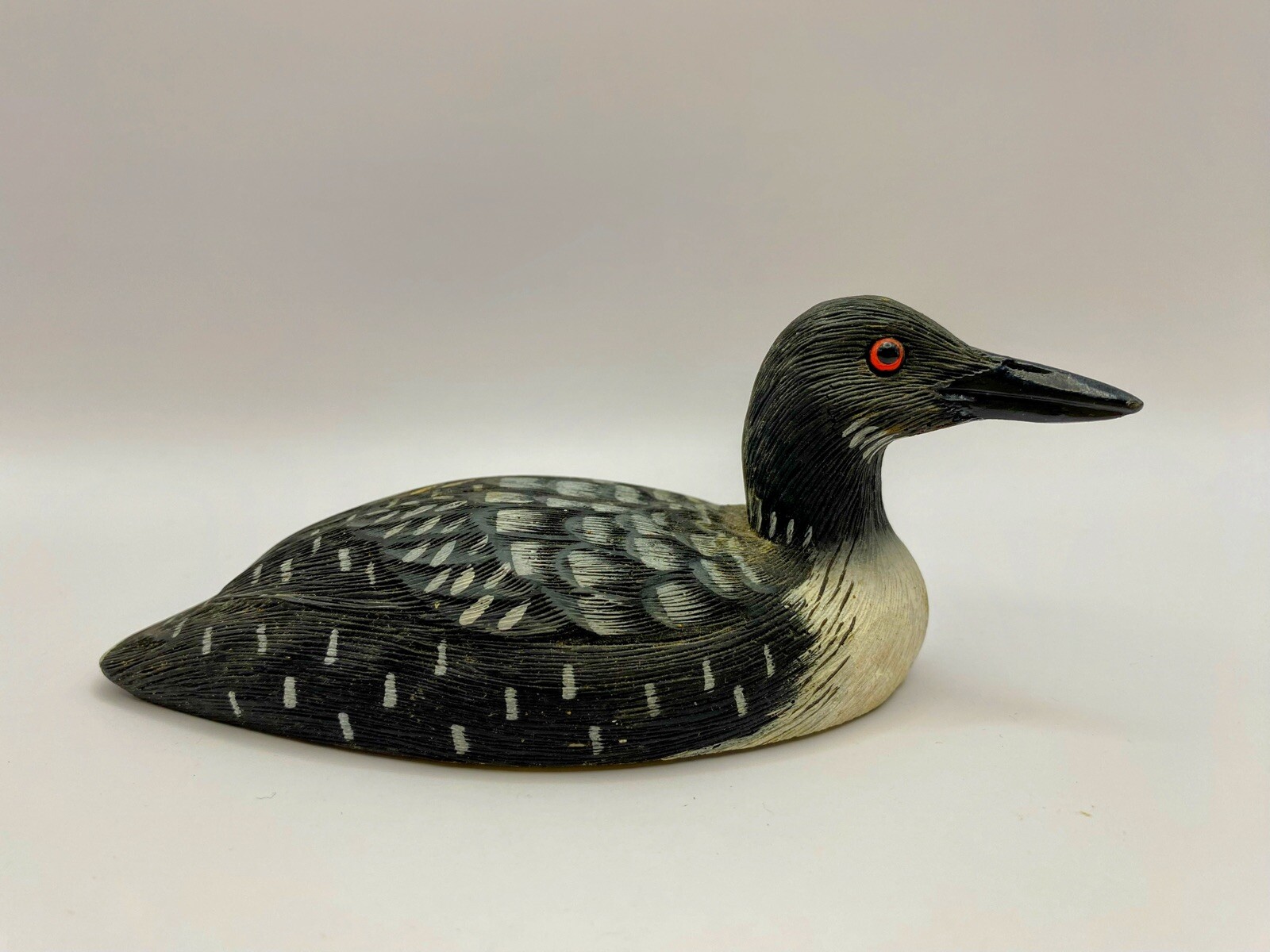 American Wildlife Collection Common Loon Duck Decoy Signed by J Hughes ...