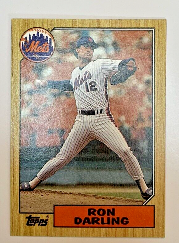 RON DARLING Autographed Signed TOPPS #75 Baseball Card NEW YORK METS | eBay