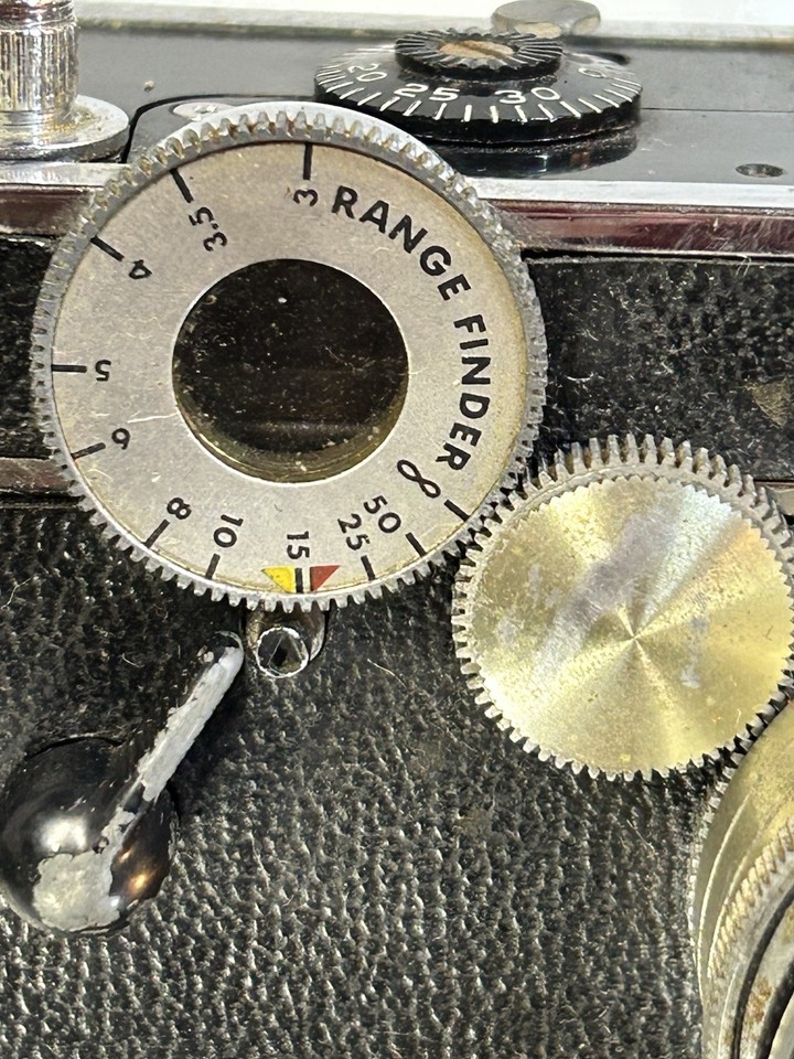 Vintage Argus C3 50mm Coated Cintar Lens Rangefinder Camera "The Brick ...