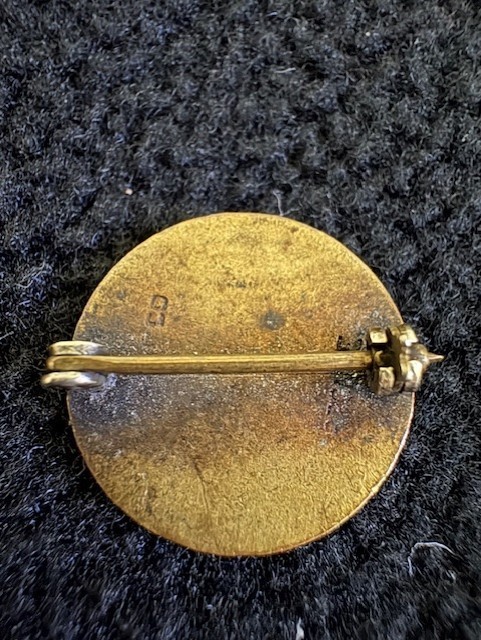 WWI US Army Ordnance Corps Lapel Pin w/Ruby Colored Stone | eBay