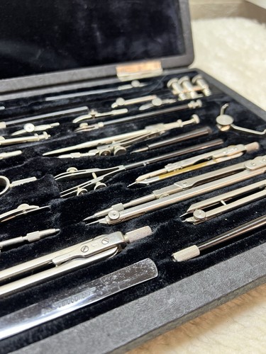 Large Soviet vintage set of drawing tools GOTOVALNYA MOSCOW USSR. | eBay