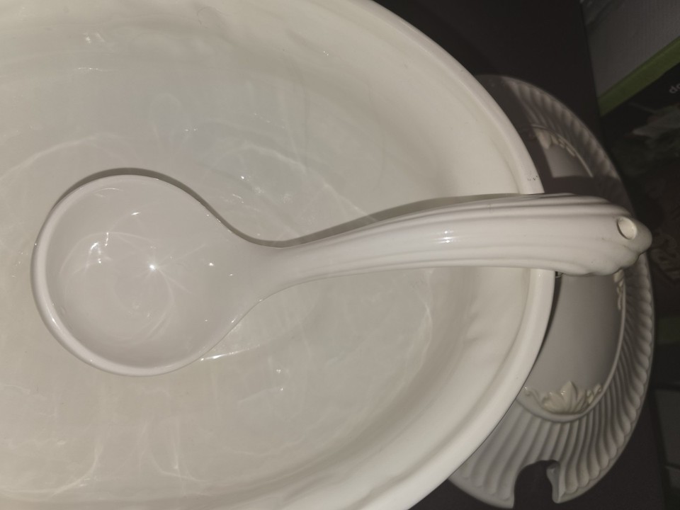 Lenox Butler's Pantry Oval 12-inch Soup Tureen with Lid and Ladle | eBay