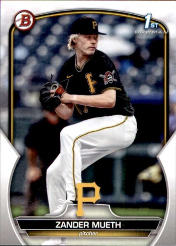 2023 Bowman Draft #BD-131 Zander Mueth Pittsburgh Pirates | eBay