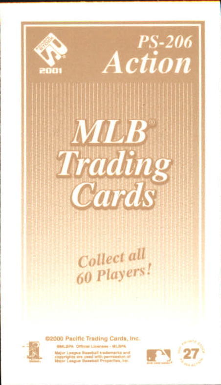 2001 Private Stock PS-206 Action #27 Juan Gonzalez | eBay