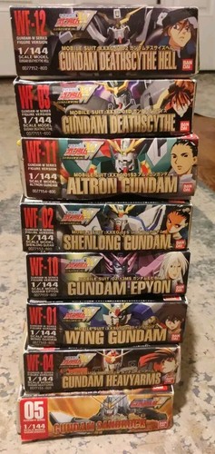 (Lot Of 8) Vintage Bandai Gundam Figurines 1/144 With Original Boxes | eBay