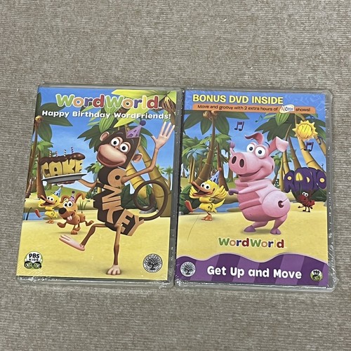 Word World DVD Lot Get Up And Move / Happy Birthday Word Friends! | eBay