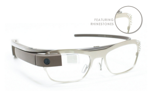 Prescription Frame for Google Glass XE & EE - DEVICE/TITANIUM BAR NOT ...
