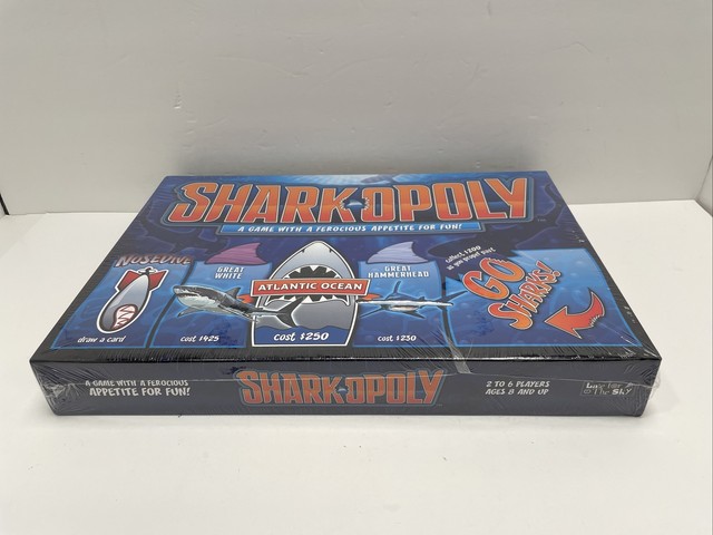 Sharkopoly Fun Monopoly Game With a Shark Theme Very Good for sale ...