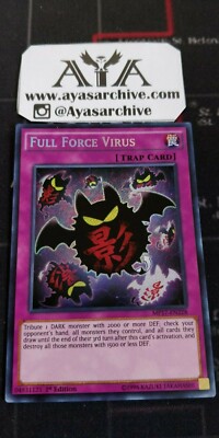 Full Force Virus - MP17-EN228 - Secret Rare - 1st Edition NM ...