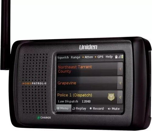 NEW - Uniden Home Patrol II Digital Police Scanner Program APCO P25 ...