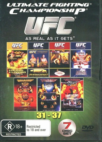 UFC The Ultimate Fighting Championship volumes 31-37 7 DVD Set MMA NEW ...