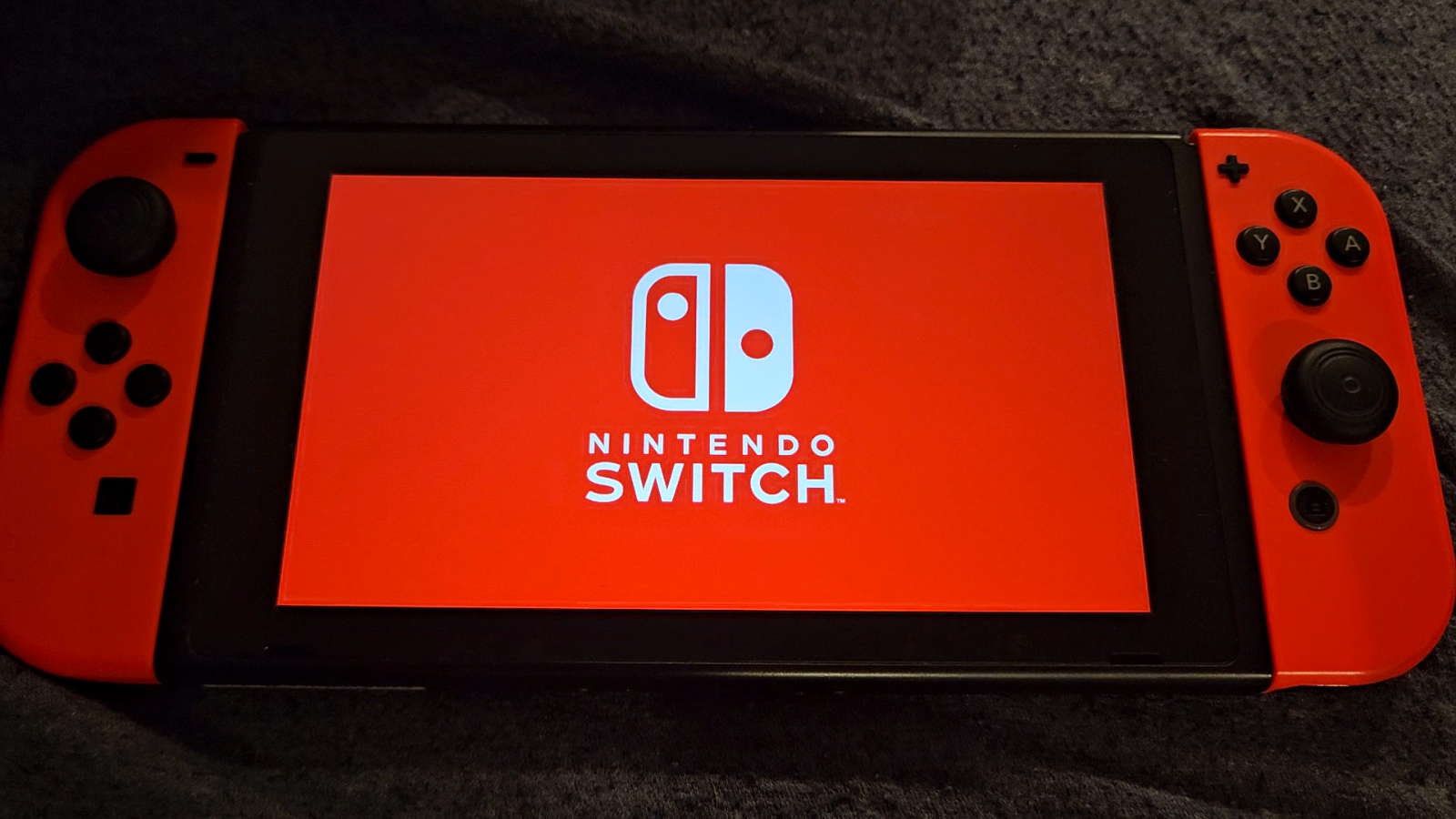 Nintendo Switch Neon Red and Neon Blue Joy-Con Console | eBay