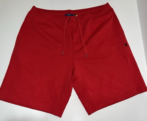 Polo Ralph Lauren Men’s Big & Tall Double Knit Red Sweat Shorts Size ...