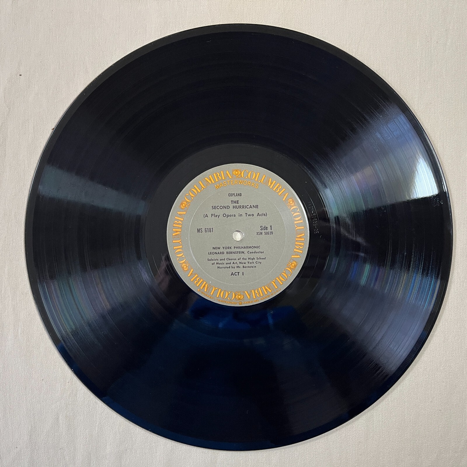 AARON COPLAND The Second Hurricane 1974 Vinyl LP Columbia MS 6181 - VG+ ...