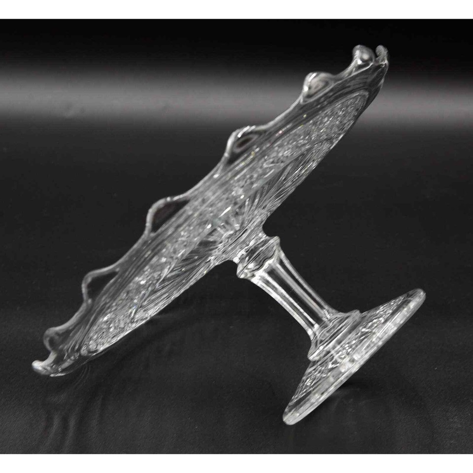 EAPG, "Gala, AKA Hawaiian Lei" Cake Stand 10" Diameter 6.75" Tall | eBay