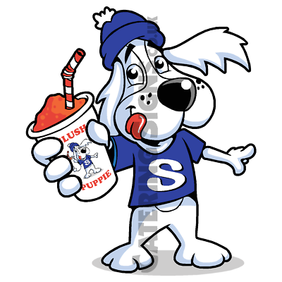 Slush Dog Sticker - Puppie / Puppy decal catering, ice cream van ...