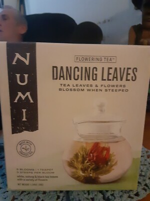 Numi Organic Tea Dancing Leaves Flowering Tea Gift Set 5 Tea Blossoms ...