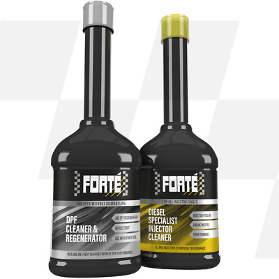 *TWIN PACK* Forte DPF Cleaner & Regen & Diesel Specialist Injector ...