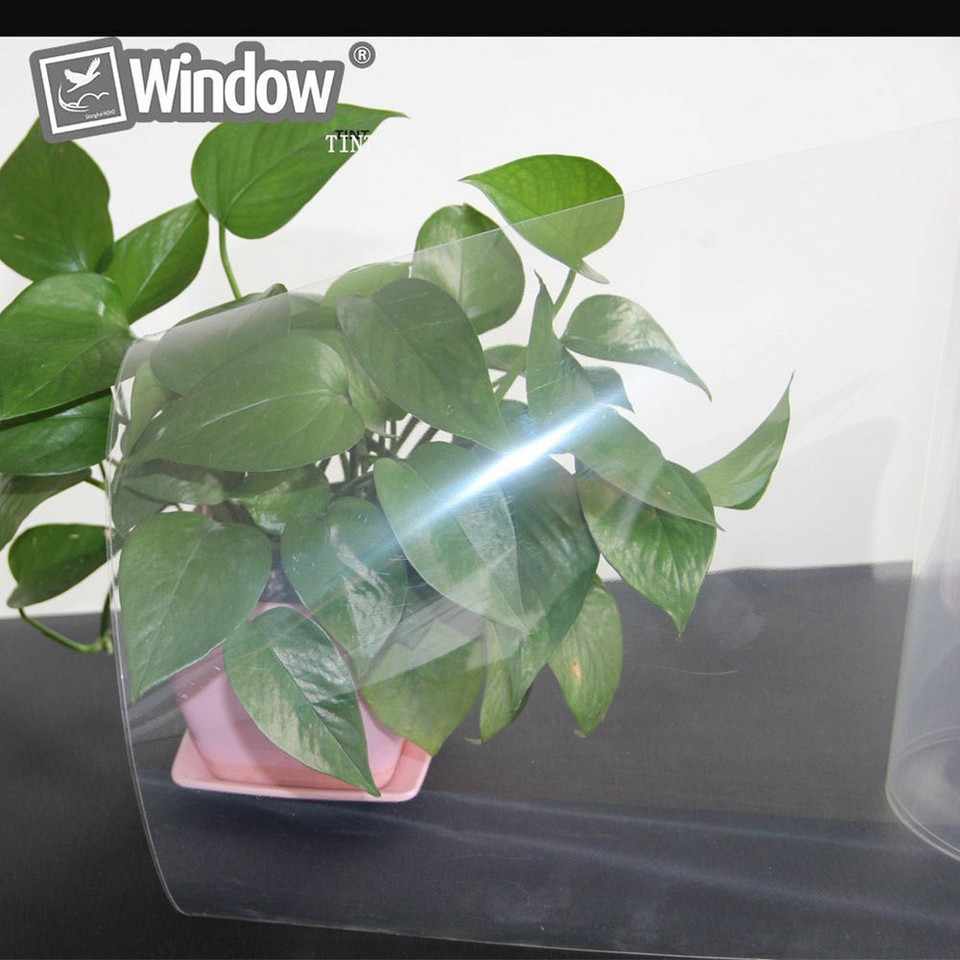 4mil Safety Security Window Film Anti Shatter Clear Glass Protection ...
