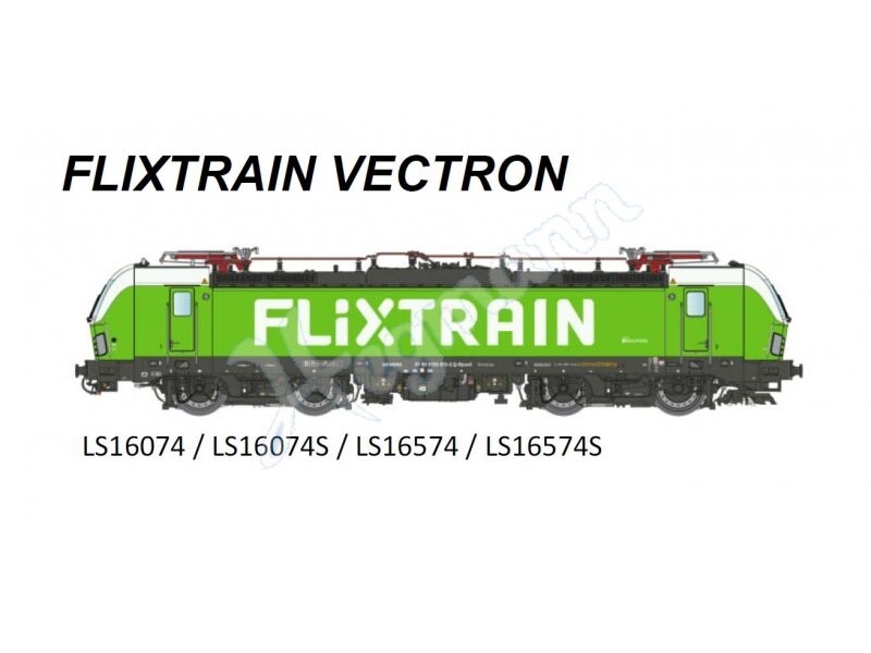 LS Models HO 16574S Electric Locomotive Class 193 Vectron, Flixtrain ...