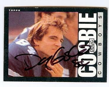 Doug Cosbie autographed football card (Dallas Cowboys) 1986 Topps #39 ...