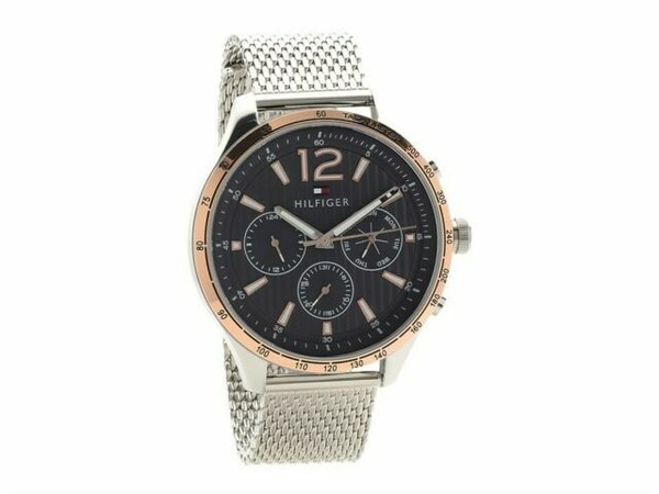 Tommy Hilfiger Gavin 44mm Chronograph Men's Watch - Silver (1791466 ...