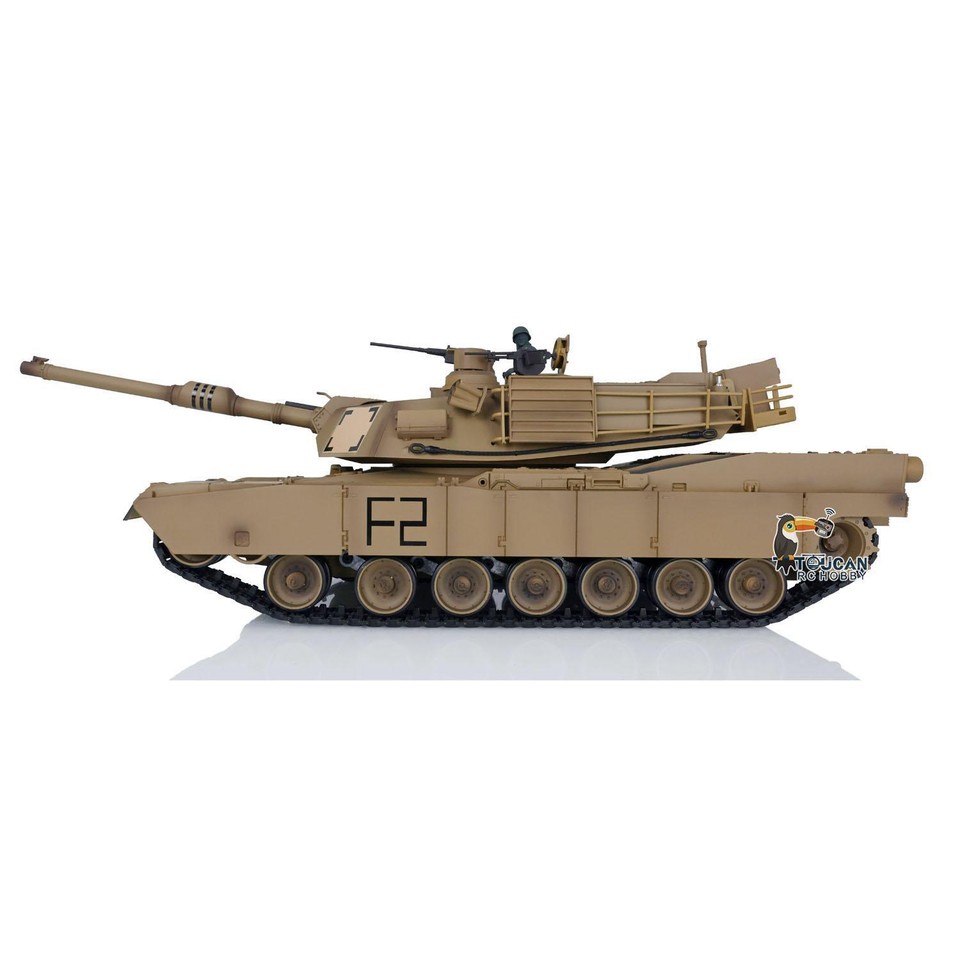 US Stock Henglong 1/16 7.0 M1A2 Abrams IR BB RTR RC Tank 3918 Smoke ...