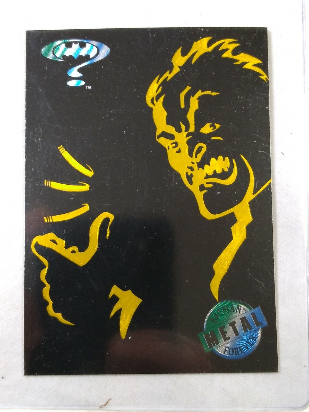1995 DC Comics Batman Forever Insert Chase Card 10 of 10 Gold Blaster ...