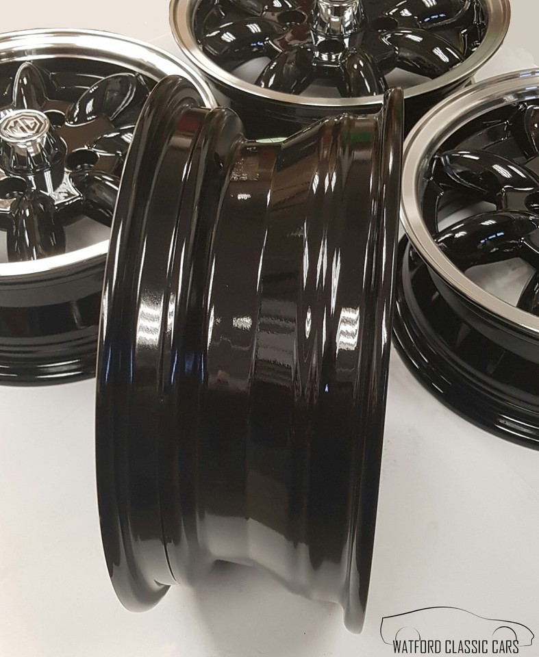 Minilight Alloy Wheels for MG Midget & AH Sprite , Morris Minor etc ...