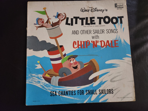 WALT DISNEY'S LITTLE TOOT AND OTHER SAILOR SONGS - Vinyl Record Album ...