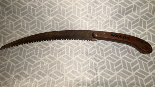 WOODZIG Saw Camping Pruning Vintage Wood Handel Look | eBay