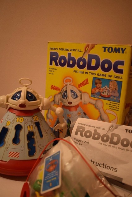 Operation Robodoc Robot TOMY Electronic Game Sounds and Actions Skill ...