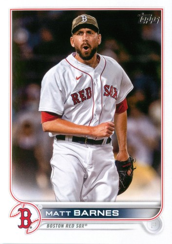 Matt Barnes 2022 Topps Series 1 Baseball Card #303 Boston Red Sox | eBay