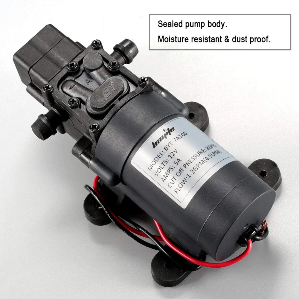 DC 12V 550 Diaphragm Pump For Watering Spray Fish Tank Pump, 59% OFF