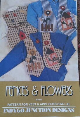 Indygo Junction Designs - Fences & Flowers Pattern for Vest and ...