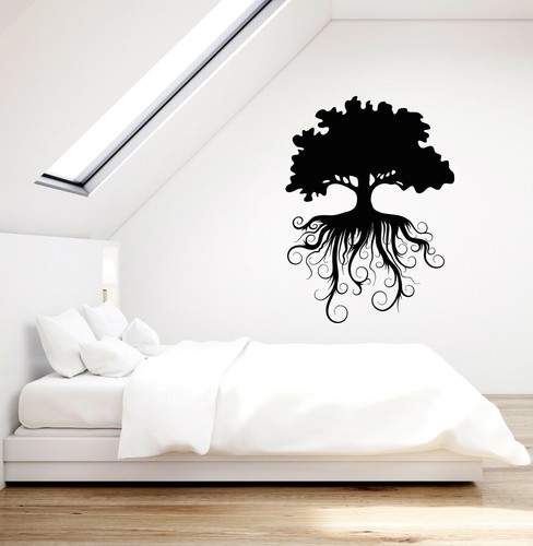 Vinyl Wall Decal Family Tree Roots Ecology Nature Stickers (3667ig) | eBay