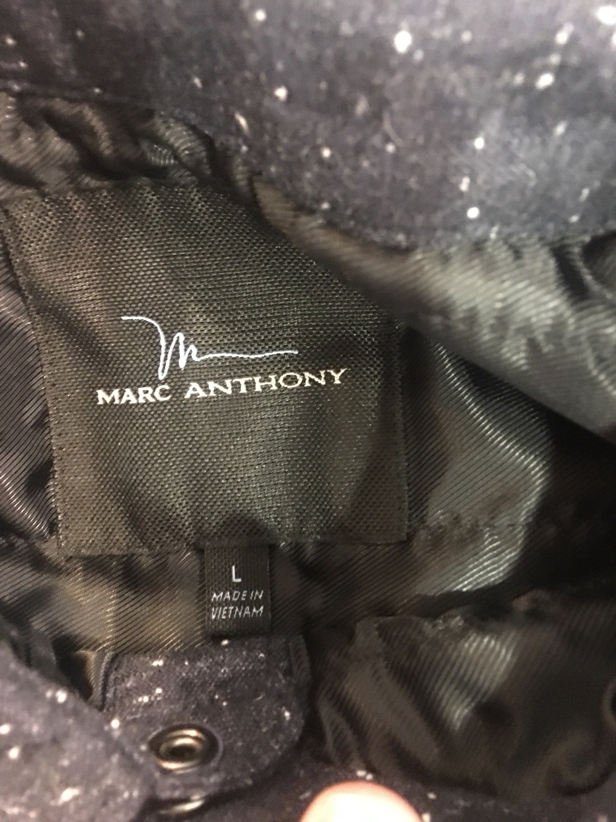 Marc Anthony, Men's Slim-Fit Wool-Blend Quilted Shirt Jacket, Blue ...
