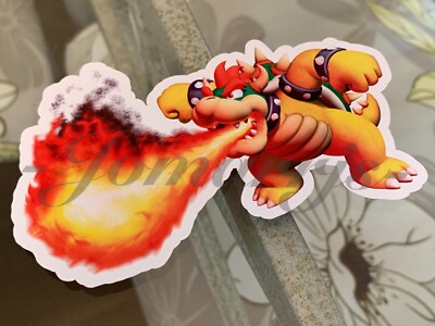 Super Mario - Anime - Bowser Custom Sticker Decal Vinyl #2 nintendo ...
