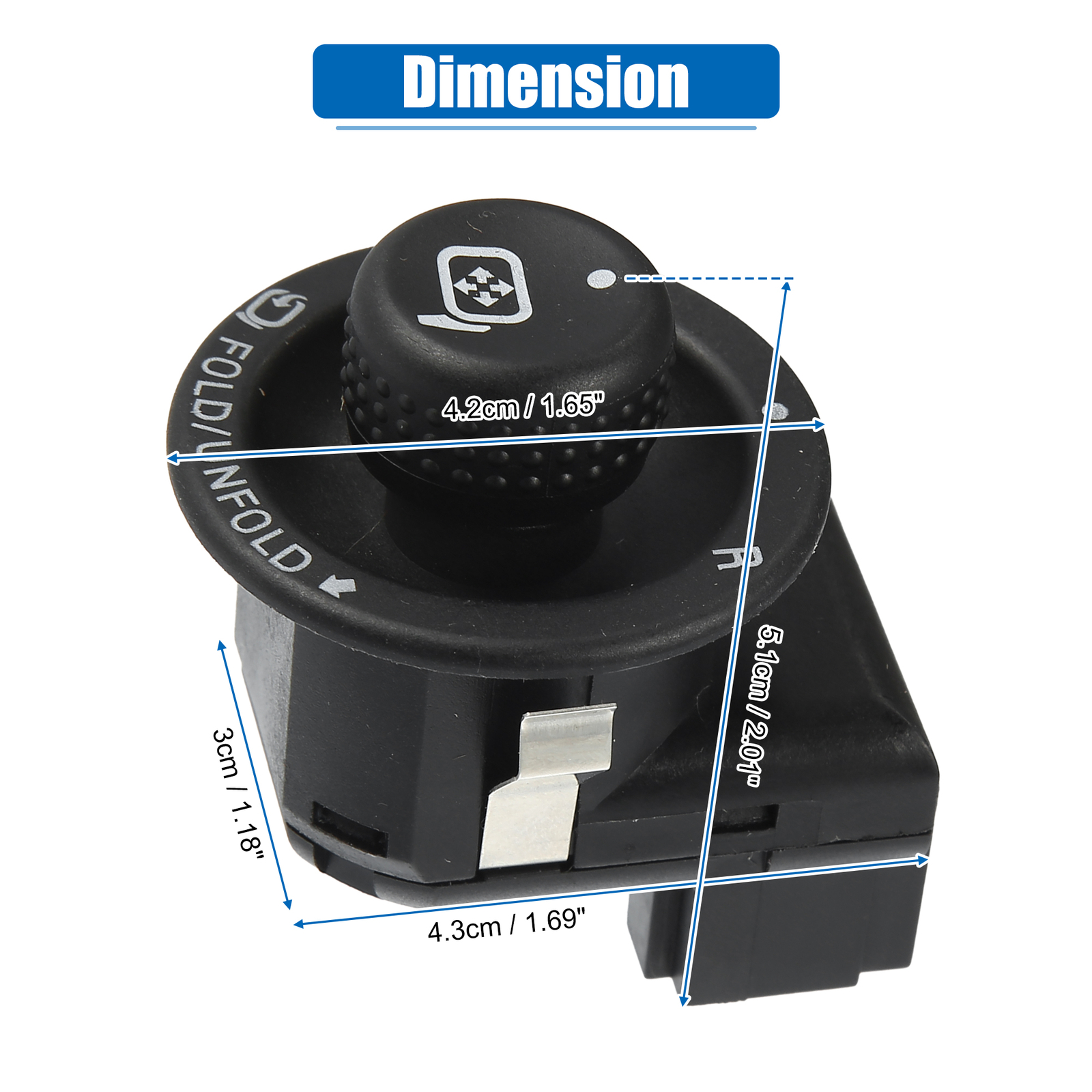 Pack of 1 For Ford F-150 2004-2014 Power Mirror Control Switch No ...