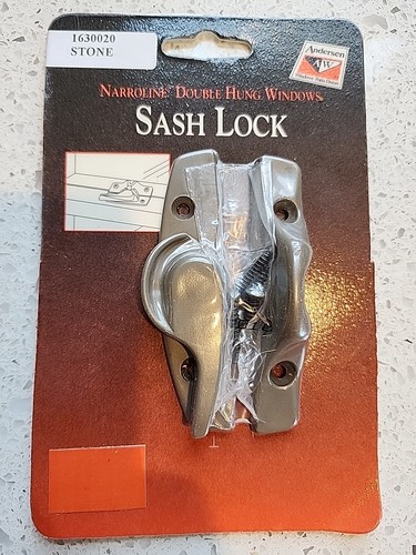 Anderson Windows Sash Lock Stone 1630020 Narrowline Double Hung | eBay