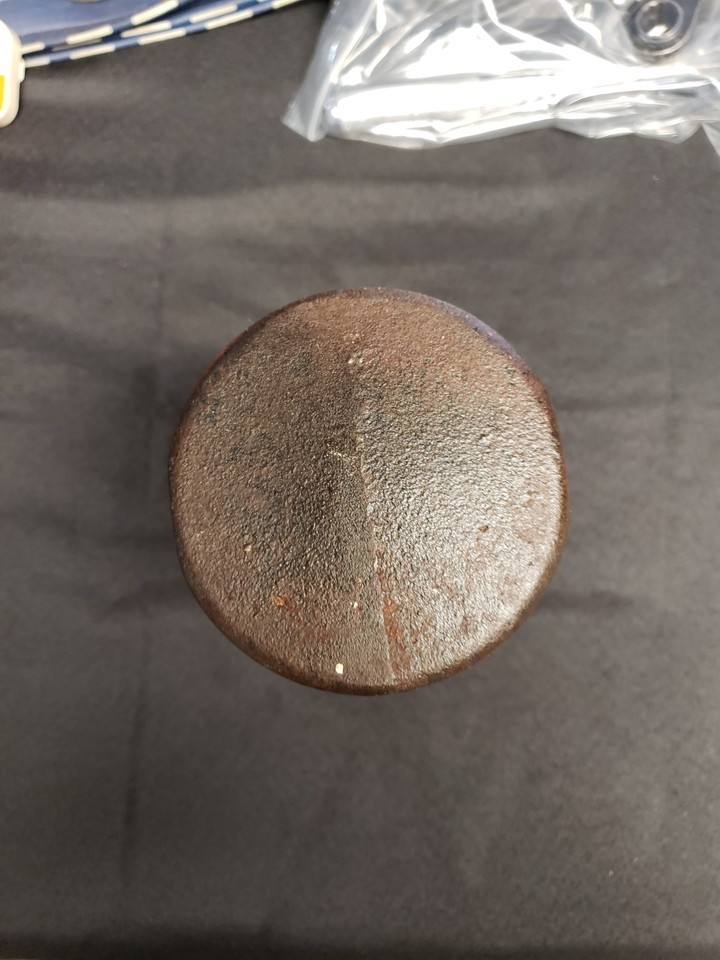 Single 7Lb Bob HOFFMAN Industries Round Head Cast Iron Dumbbell Made In ...