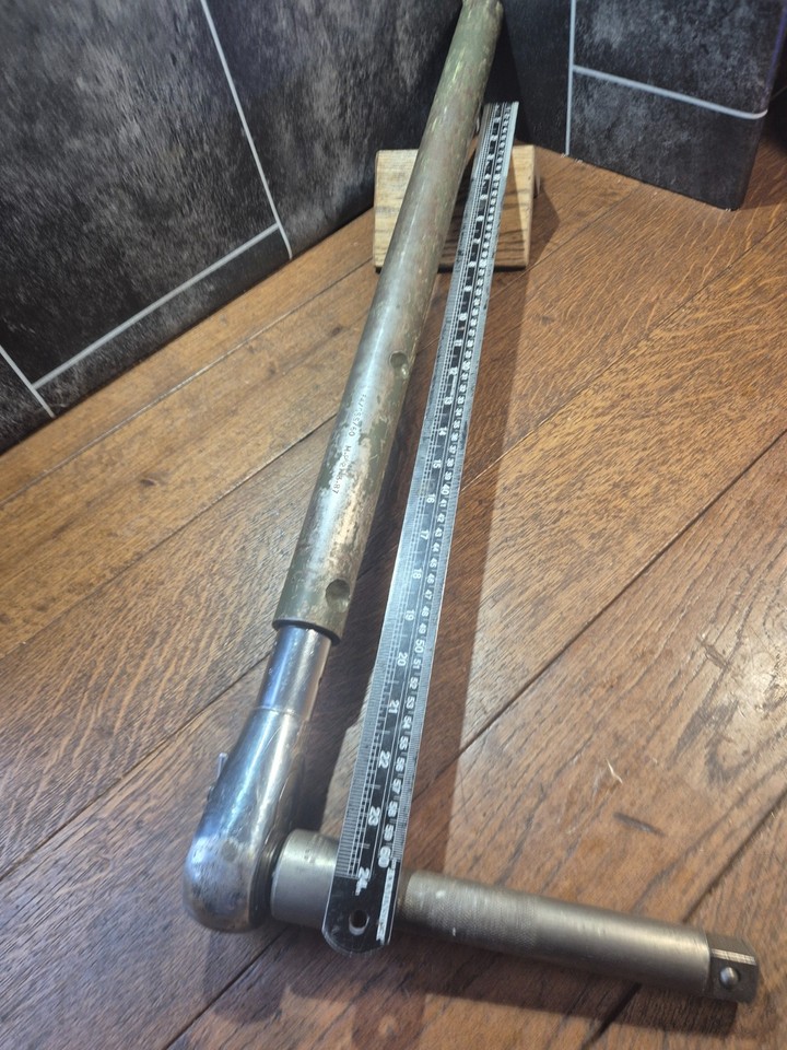 Britool H74 3/4" socket wrench with H82 3/4" extension, ex Military ...