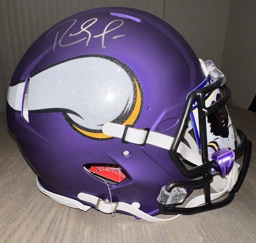 Vikings Randy Moss Autographed Full Size Custom Speed Helmet - Beckett ...