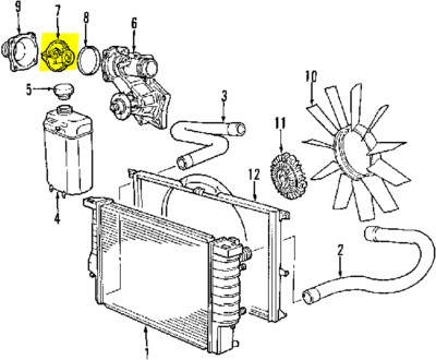 BMW 11537586885 GENUINE OEM THERMOSTAT | eBay